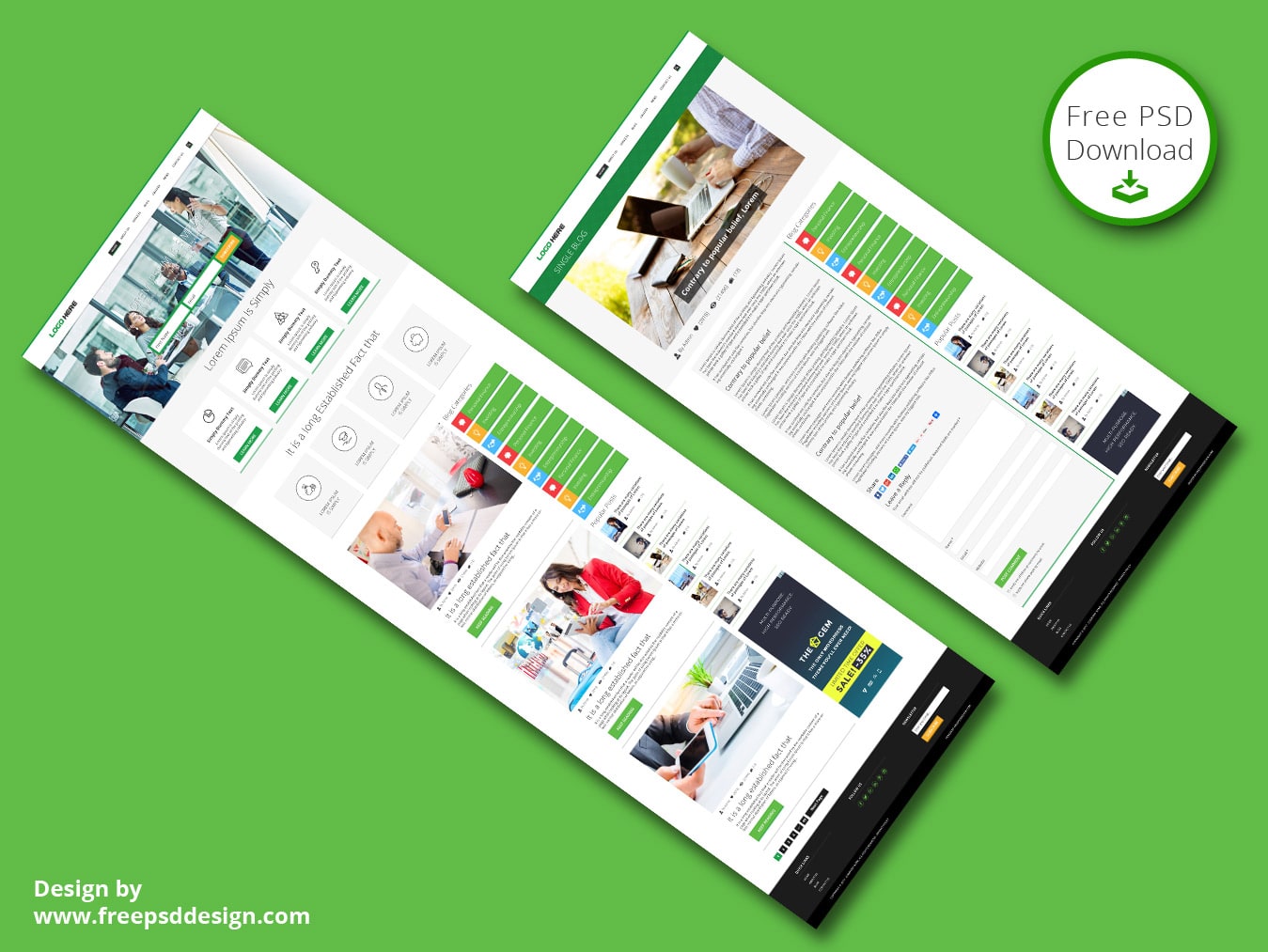 Free PSD Design Download | All Photoshop Files | HTML CSS | www ...